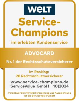 ADVOCARD im Test – beste Rechtsschutzversicherung